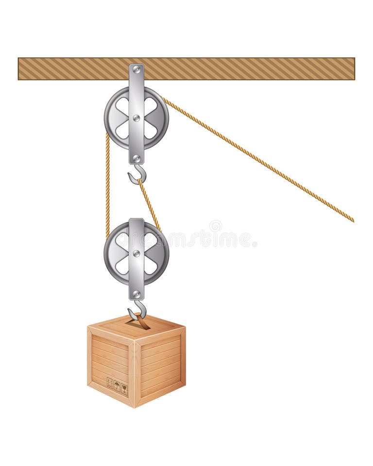 Fixed Pulley System Stock Illustrations – 34 Fixed Pulley System Stock ...