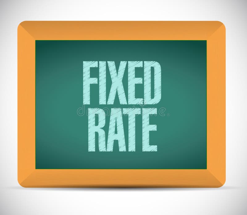 Fixed-rate Mortgage RGB Color Icon Stock Vector - Illustration of logo ...