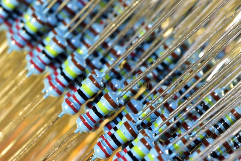 Fixed Resistors Resistances Stock Image - Image of microchip ...