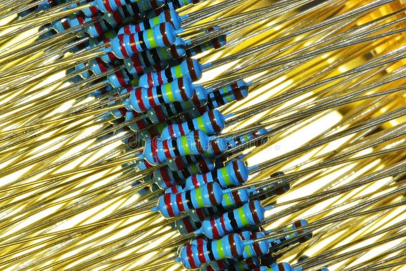 Fixed Resistors Connected in Parallel Electrical Circuit on a ...