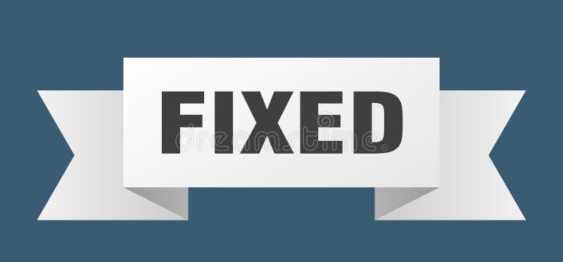 Fixed ribbon. stock vector. Illustration of sign, peeler - 191260882