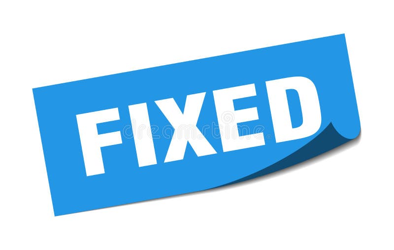 Fixed Blue Square Price Tag Stock Illustrations – 13 Fixed Blue Square ...