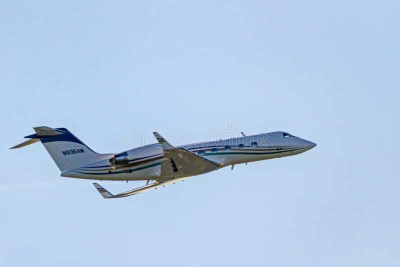A Fixed Wing, Multi Engine Private Jet Cessna 525C CitationJet CJ4 ...