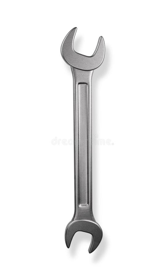 Fixed Wrench Isolated on White Background Stock Image - Image of fixed ...