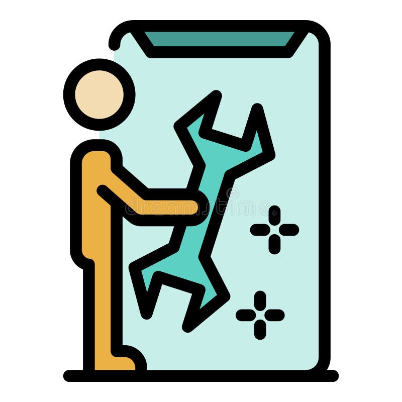 Fixing Code Icon Color Outline Vector Stock Vector - Illustration of ...