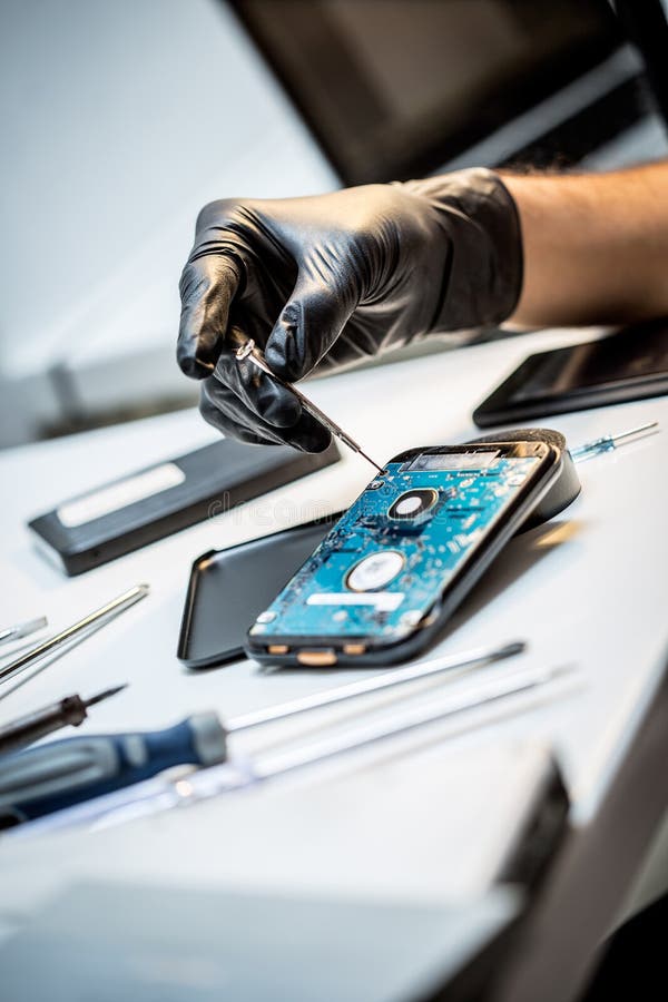 Fixing computer hardware stock photo. Image of component - 81052560