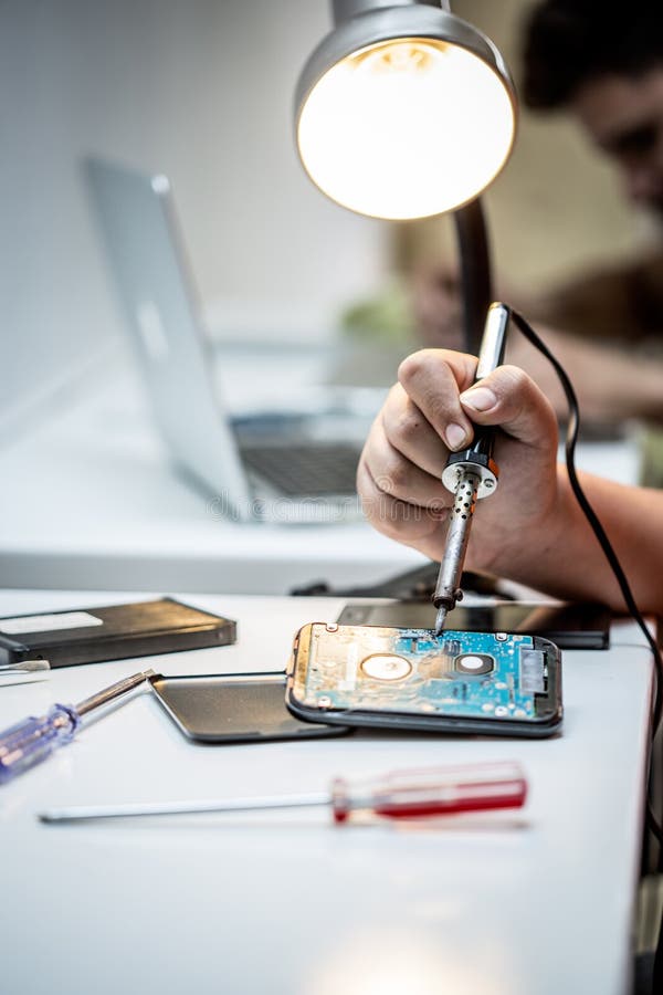 Fixing computer hardware stock photo. Image of board - 86833794