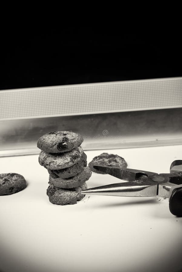 Fixing the cookies stock photo. Image of repair, cookies - 125633222