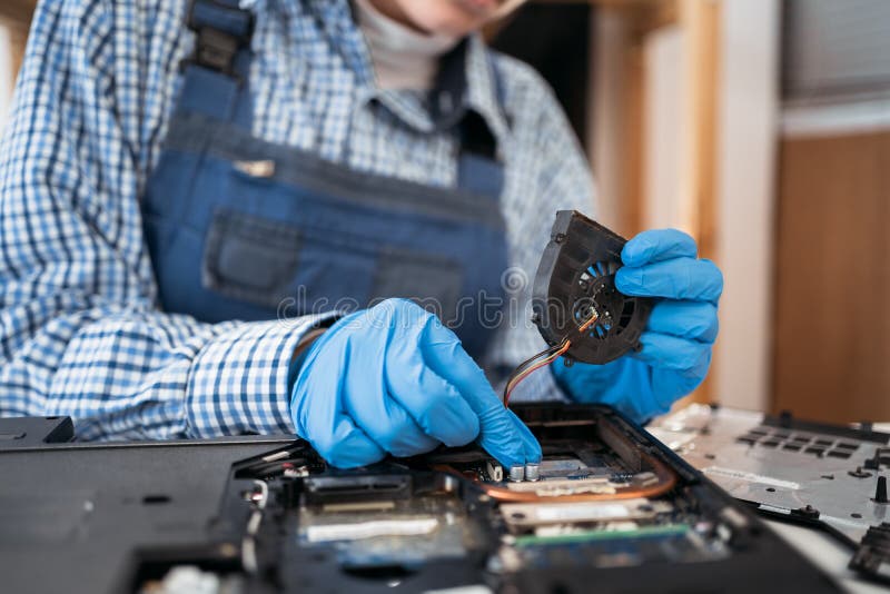Fixing, Disassembling and Cleaning Laptop Cooling System. Dust and Dirt ...