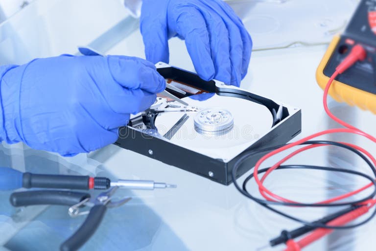 Fixing disk failure stock image. Image of diagnostic - 83429337