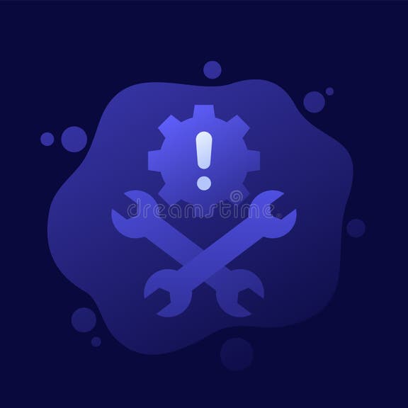 Fixing Errors and Technical Problems Icon, Vector Stock Vector ... Fixing Errors and Technical Problems Icon, Vector Stock Vector ...