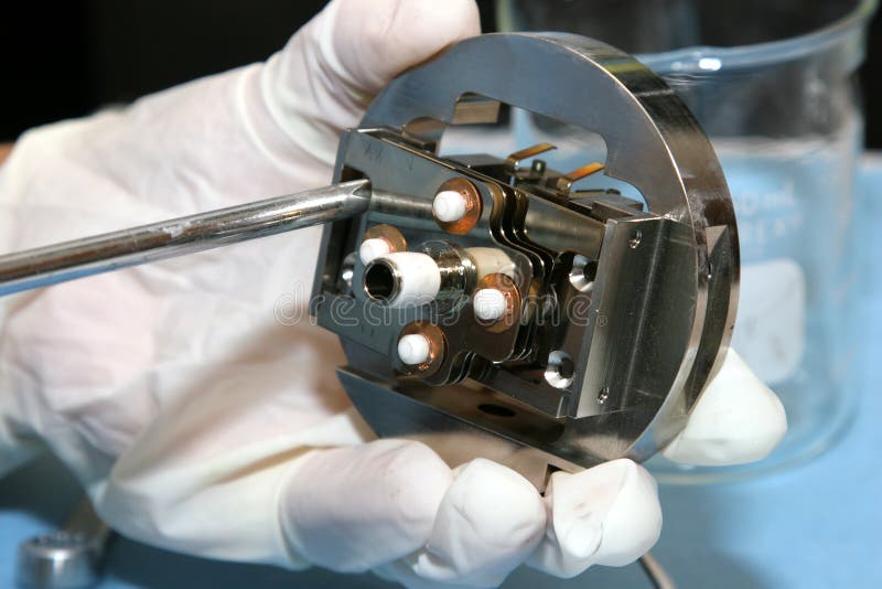 Fixing Laboratory Equipment Stock Image - Image of detail, repairing ...