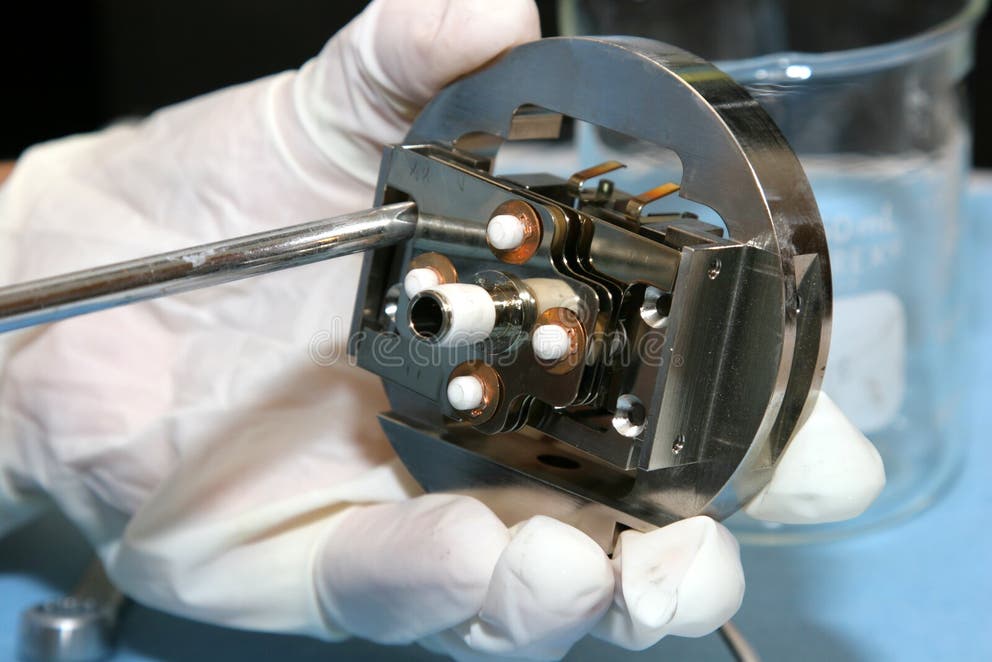 Fixing Laboratory Equipment Stock Image - Image of detail, repairing ...