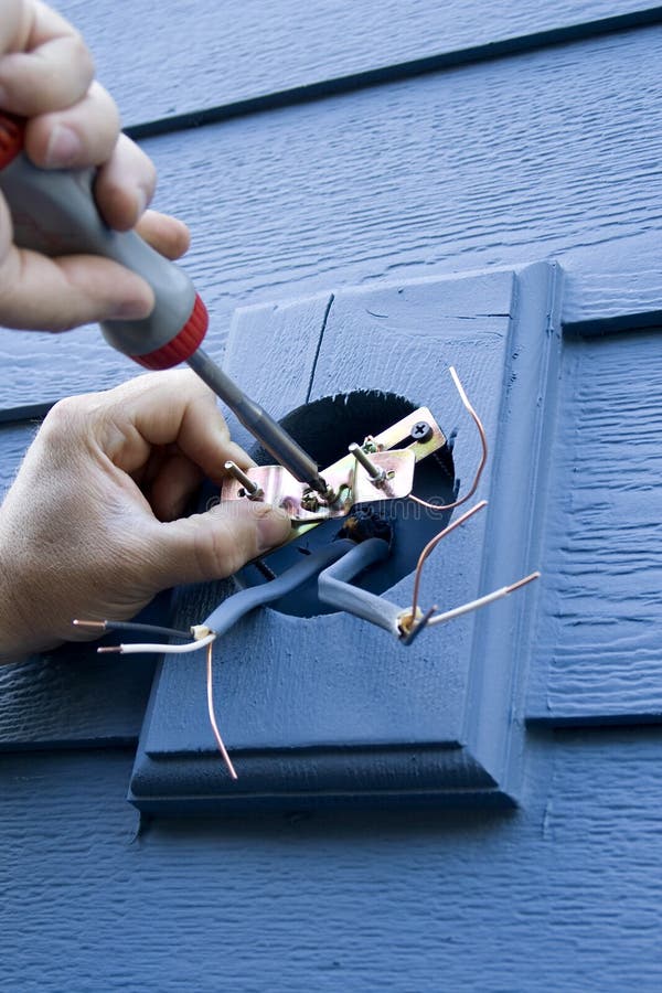 Fixing Light Fixture stock photo. Image of tools, improvement - 6295200