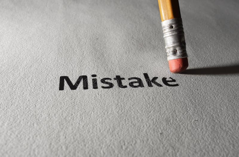 Correct a mistake stock photo. Image of correction, review - 47860448