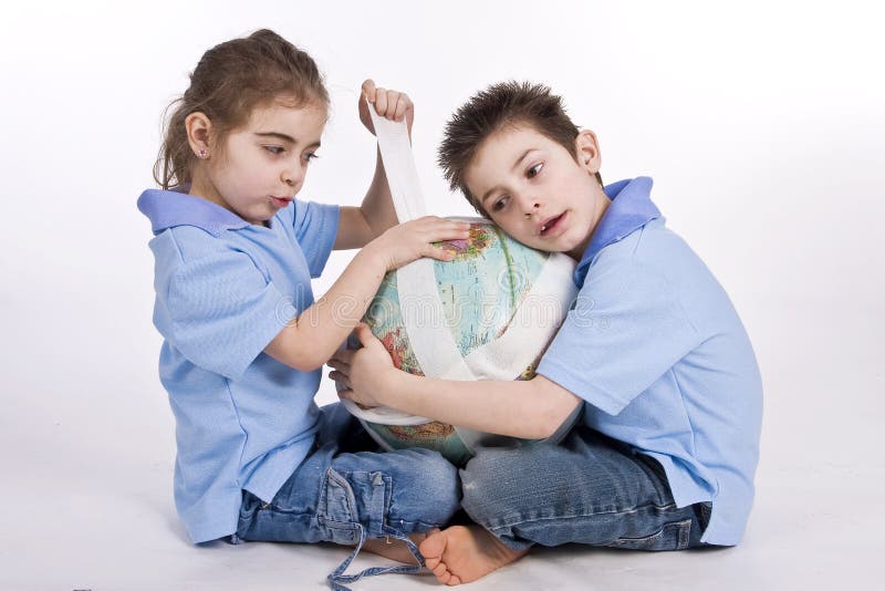 Fixing the planet stock image. Image of emotional, future - 11102829