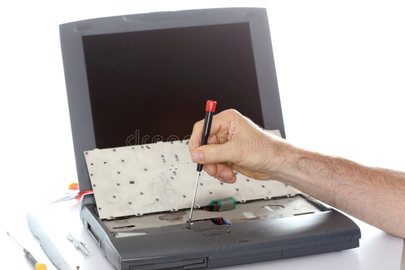 Fixing problem stock photo. Image of close, technology - 48219542