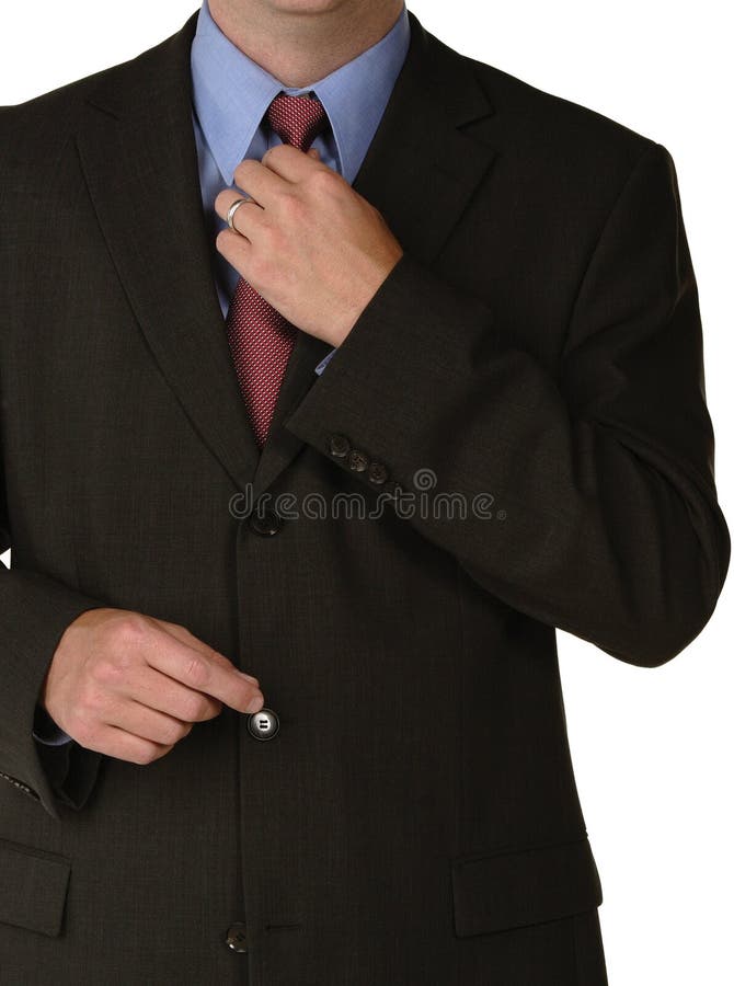 Fixing Tie stock photo. Image of collar, suit, fixing - 1110546