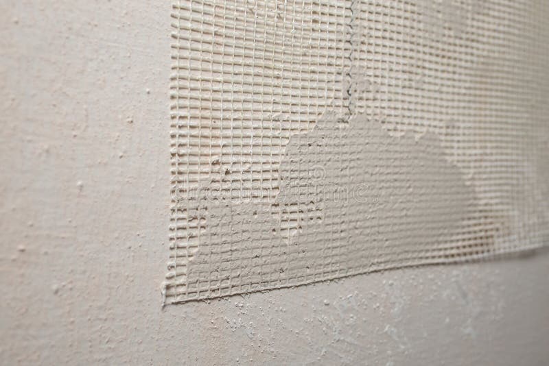 Fixing a Wall with a Mesh, Abstract Soft Focus Textures Stock Photo ...