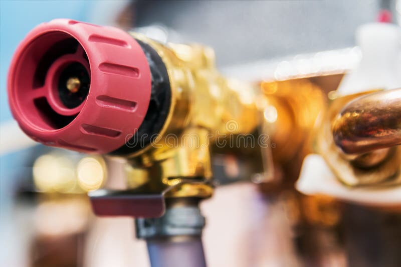 Fixture Pipes and Fittings for Connection of Water Stock Image - Image ...