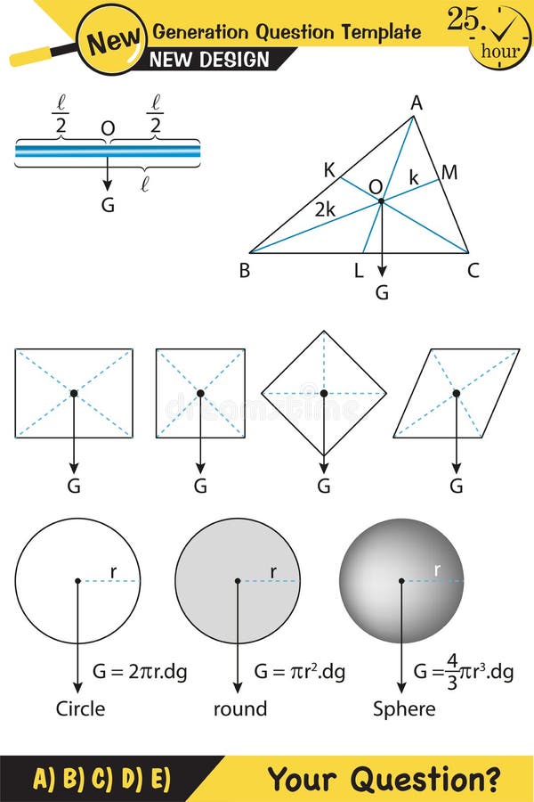 Physics - Solid Shapes, Center of Mass, Center of Gravity, Next ...