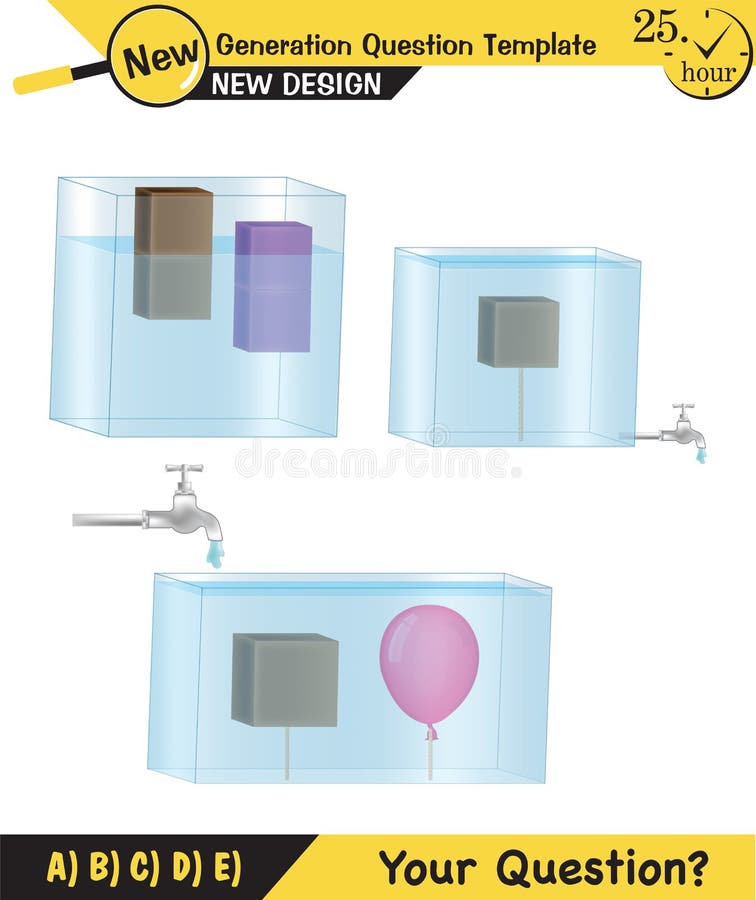 Physics, Pressure and Lifting Force, Archimedes Principle, Pressure of ...