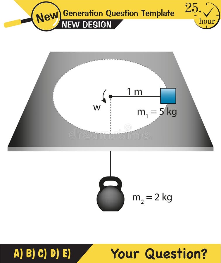 Physics, Vector Illustration of a Forces and Motion, Vectors, Shot ...