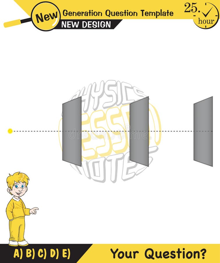 Physics, Double Slit Experiment,Young Light Wave Theory, Electrons ...