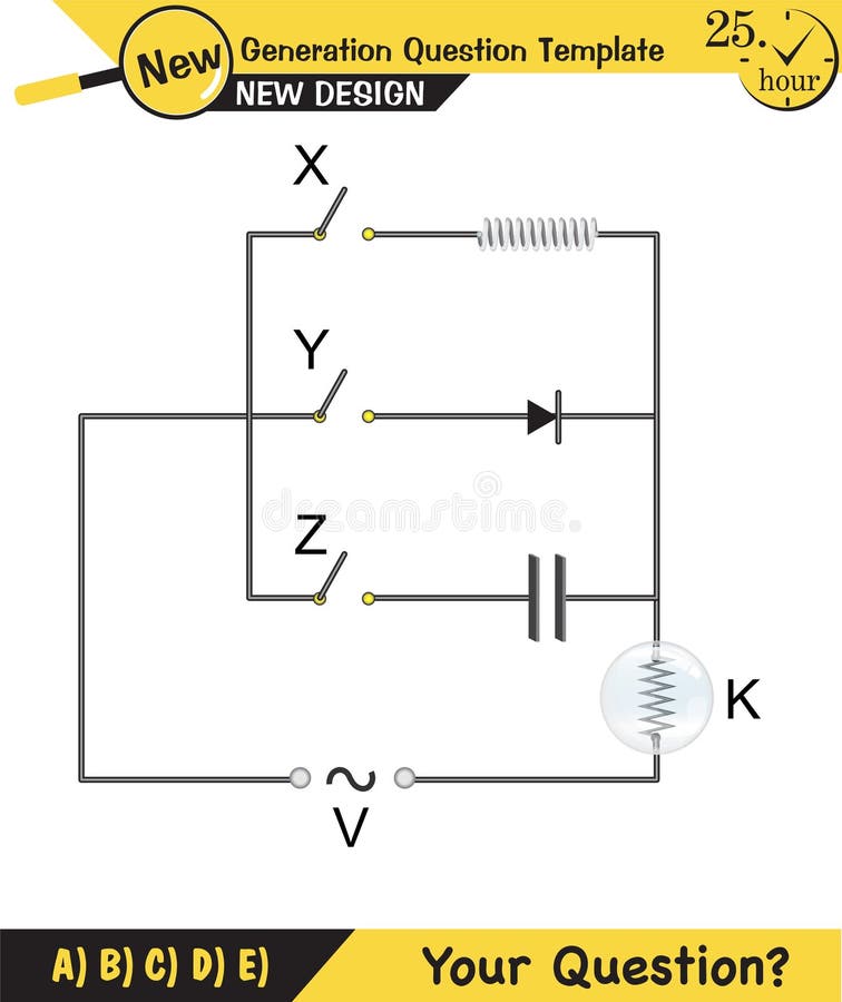 Physics, Basic Electric Circuits, Next Generation Problems, Exam ...
