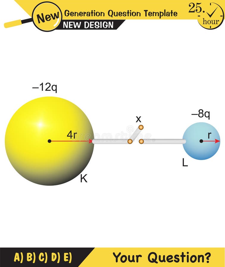 Physics, Electromagnetic Field, Next Generation Problems Stock Vector ...