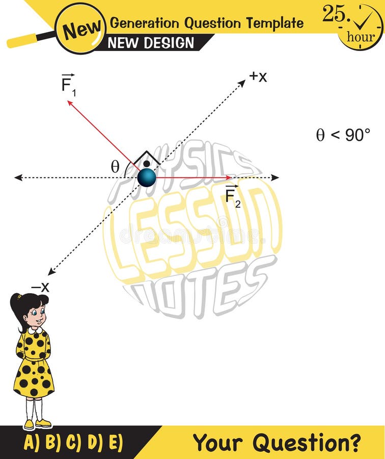 Physics, Electromagnetic Field, Next Generation Problems Stock Vector ...