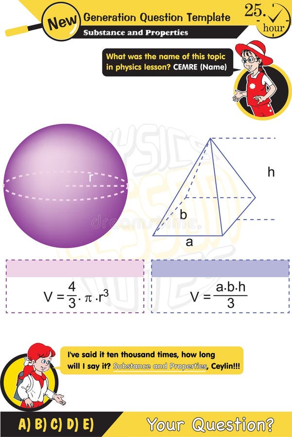 Physics, Substance and Properties Experiment Illüstration, Solids, Two ...