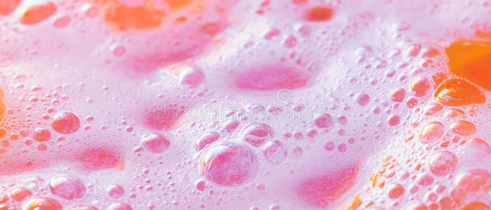 Fizzy Soda Texture with Tiny Bubbles Creating a Refreshing and Vibrant ...