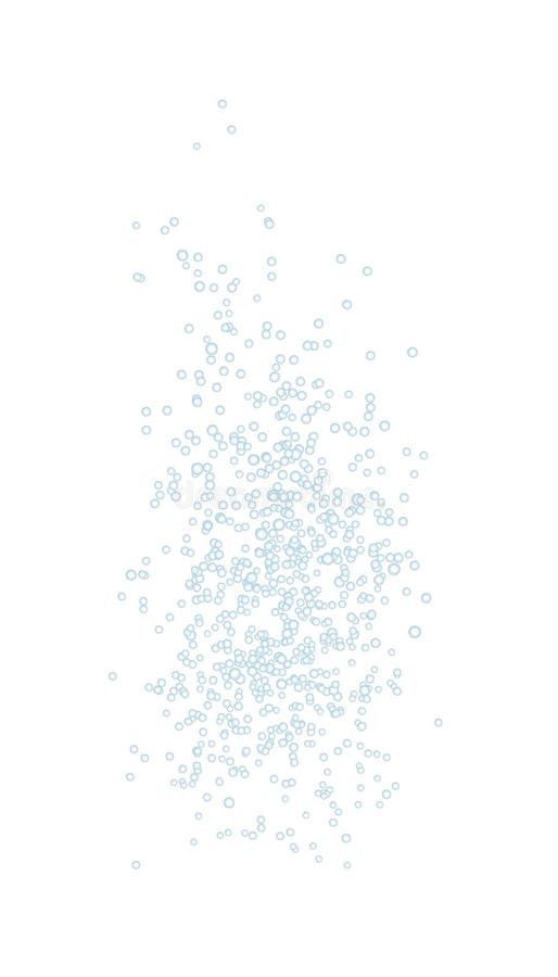 Fizzy Underwater Air Bubbles. Sparkles in Water. Fizzy Pop and ...