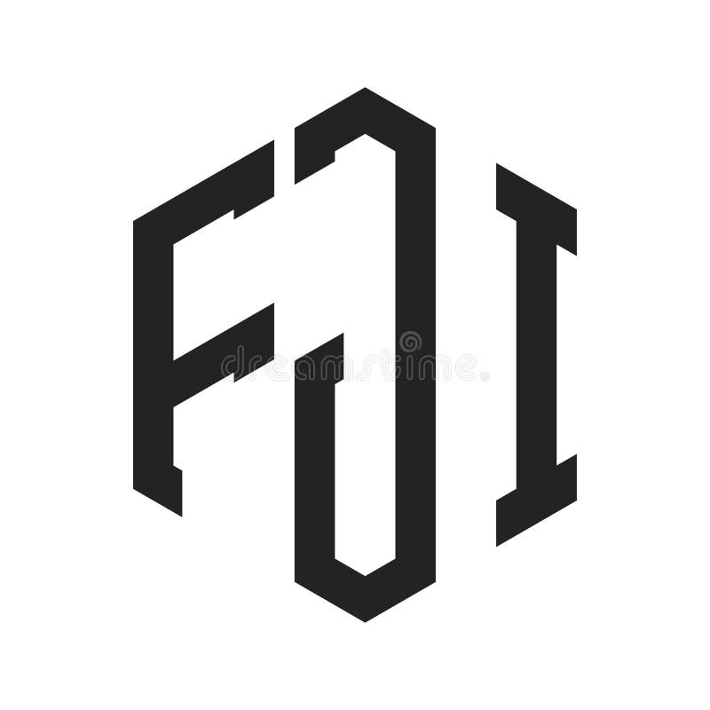 FJI Logo Design. Initial Letter FJI Monogram Logo Using Hexagon Shape ...
