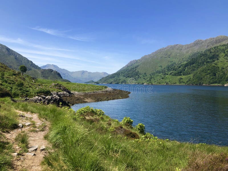 Fjord in Scotland stock image. Image of view, peace - 120505689