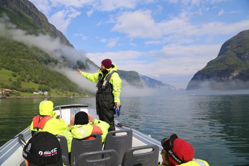 Fjord Safari in Flam, Norway Editorial Photo - Image of nature ...
