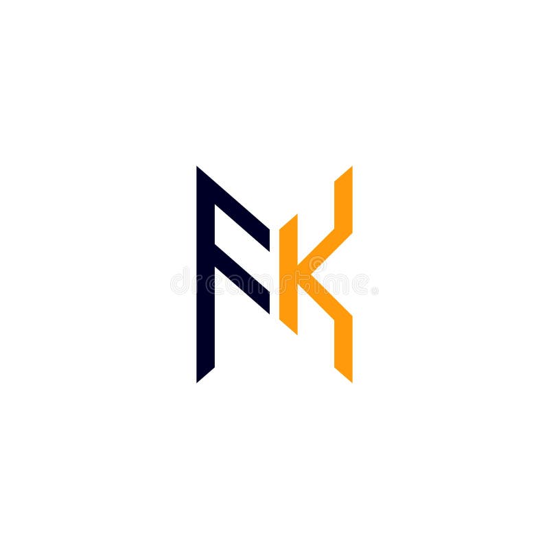 Letter Fk Modern Logo Design Vector Stock Illustrations – 1,071 Letter ...