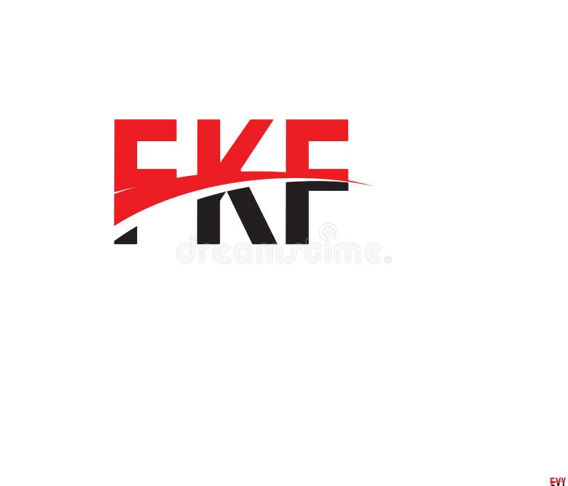 FKF Letter Initial Logo Design Vector Illustration Stock Vector ...