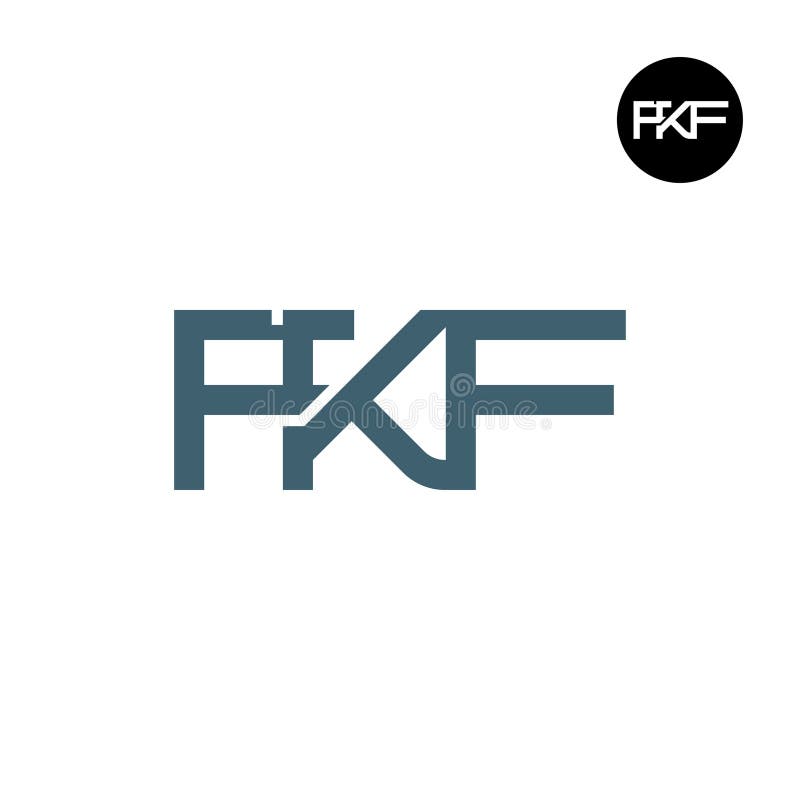FKF Logo Letter Monogram Design Stock Vector - Illustration of ...