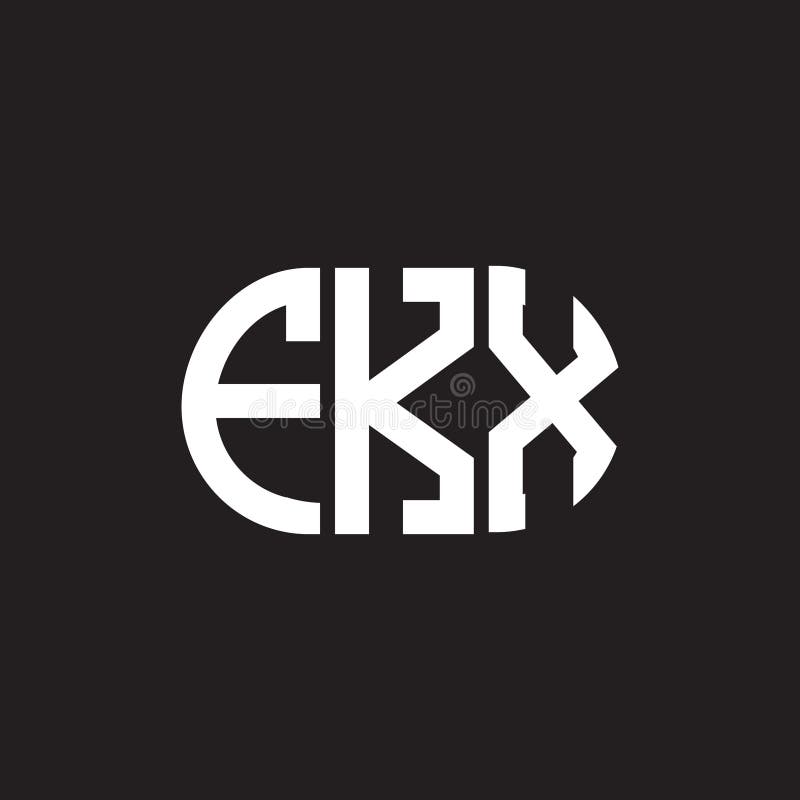 FKX Letter Logo Design on Black Background. FKX Creative Initials ...