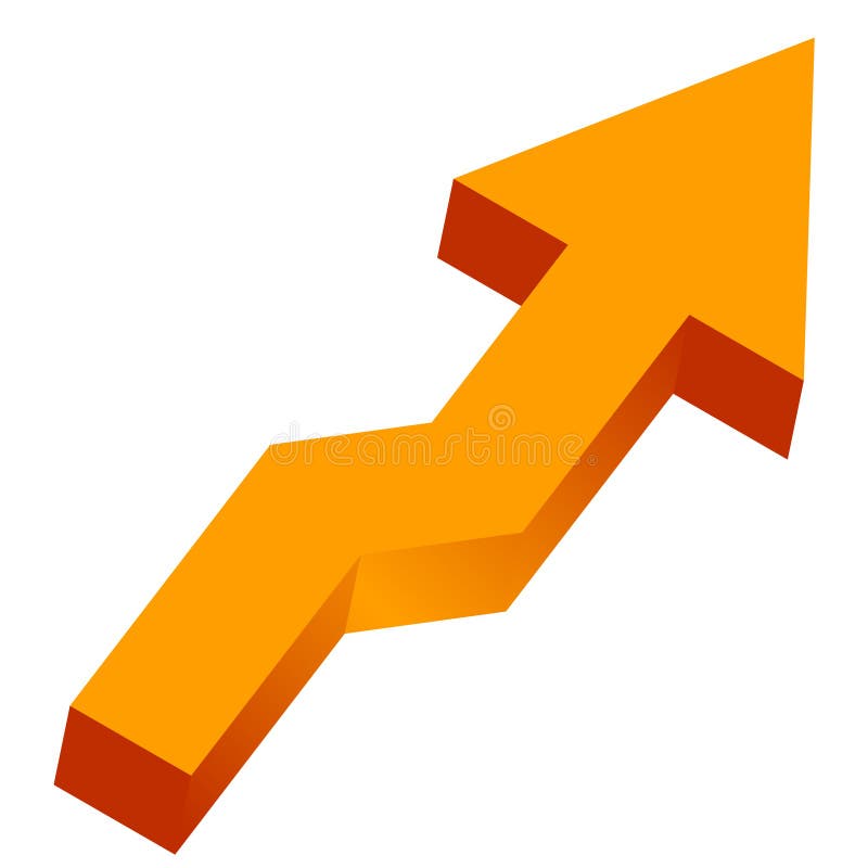 Flèche 3d illustration de vecteur. Illustration du moderne - 16455025