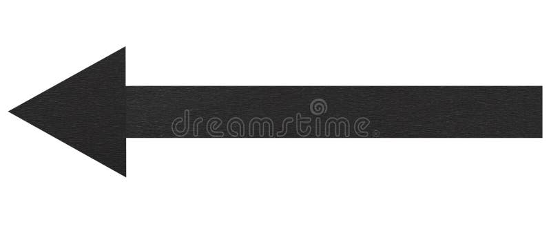 Flèche Noire Pointant à Gauche Sur Un Fond Gris Salles D'exposition ...
