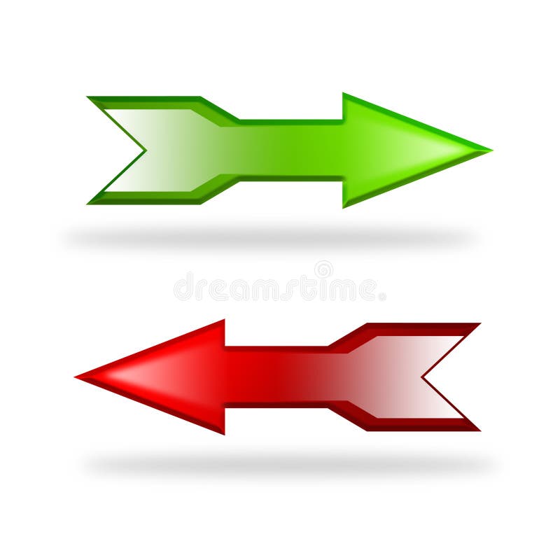 Flèches directionnelles illustration stock. Illustration du formes ...