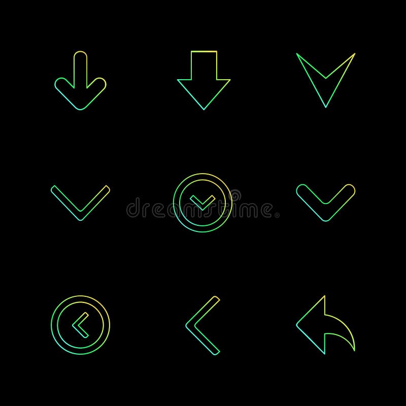 Flèches, Directions, Indicateur, Flèche, Interface Utilisateurs ...