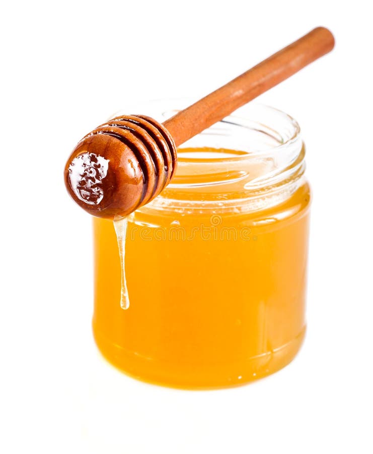 Flüssiger Honig stockfoto. Bild von nahrung, tropfen - 35115510