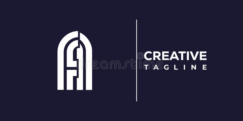 FL abstract logo stock vector. Illustration of typeface - 356194289