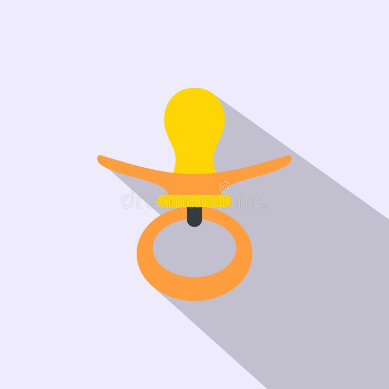 Flache Ikone des Nippels vektor abbildung. Illustration von kunst ...