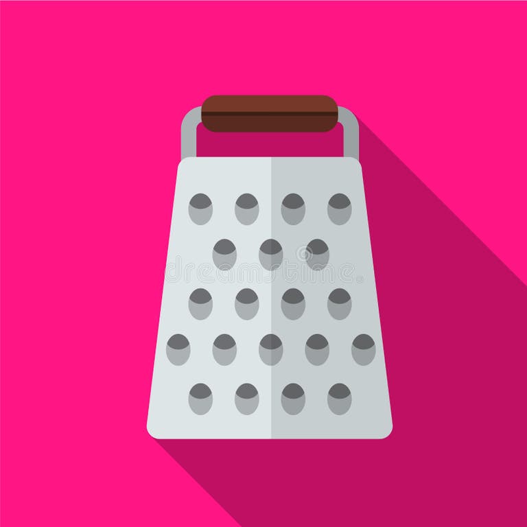 Flache Ikonenillustration Der Reibe Vektor Abbildung - Illustration von ...