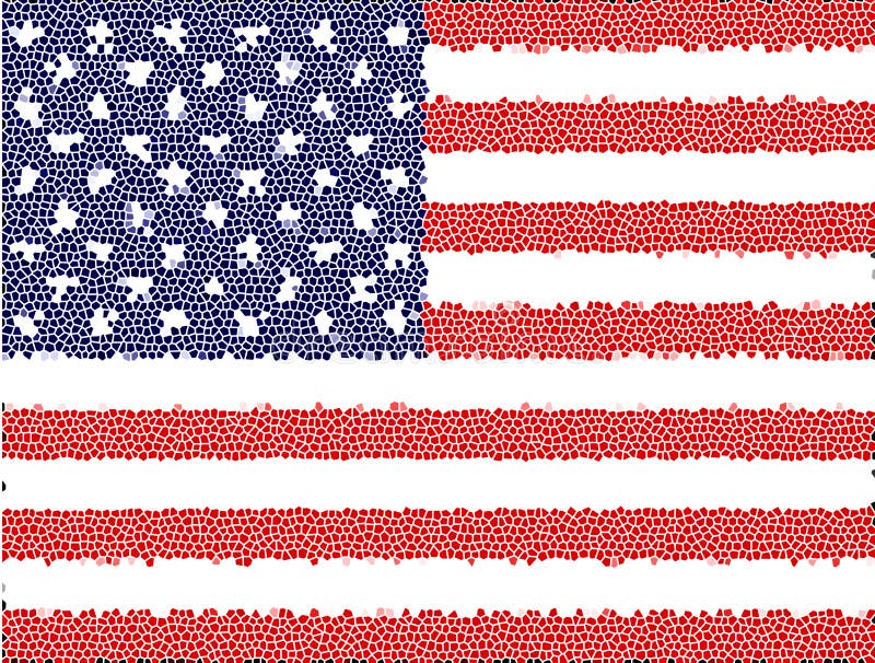 Original American Flag Design Stock Vector - Illustration of america ...